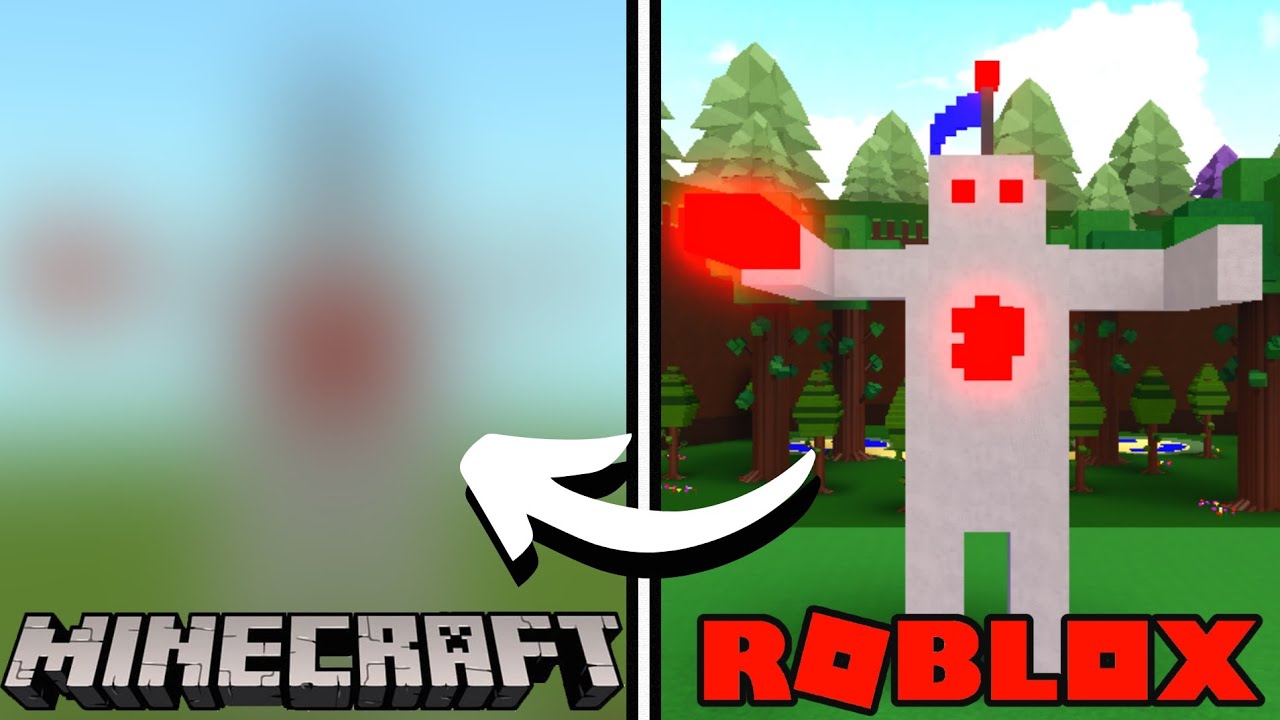CONSTRUÍ UM ROBÔ DO ROBLOX NO MINECRAFT!! - YouTube