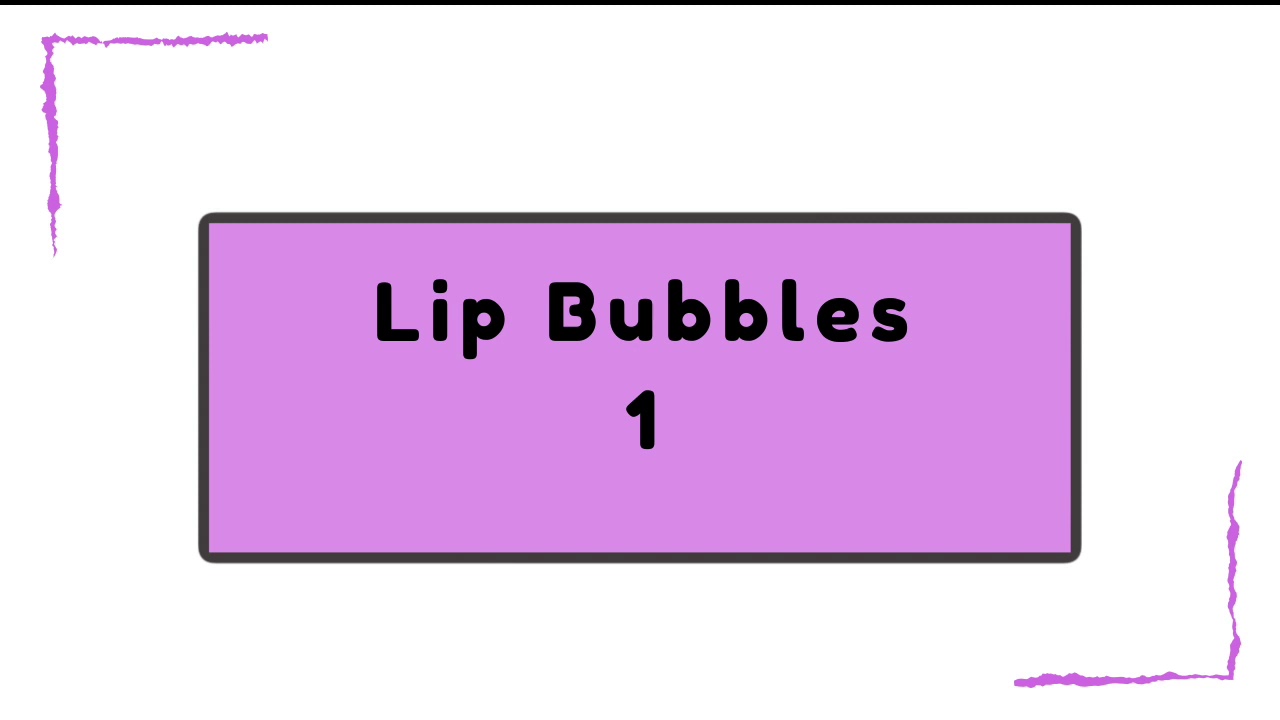 Lip Bubbles 1 | Lip Roll | VOCAL WARM UP 🎵 - YouTube