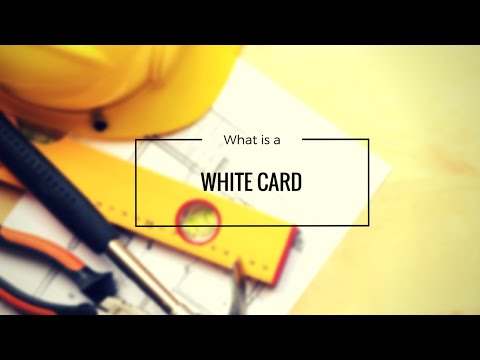 Online White Card Victoria Get In Touch! - YouTube