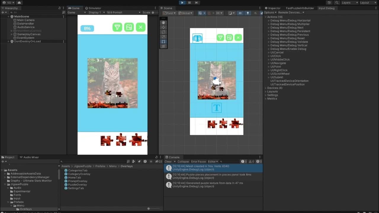 Jigsaw Puzzle Customize And Create - Unity3D Package Tutorial - YouTube