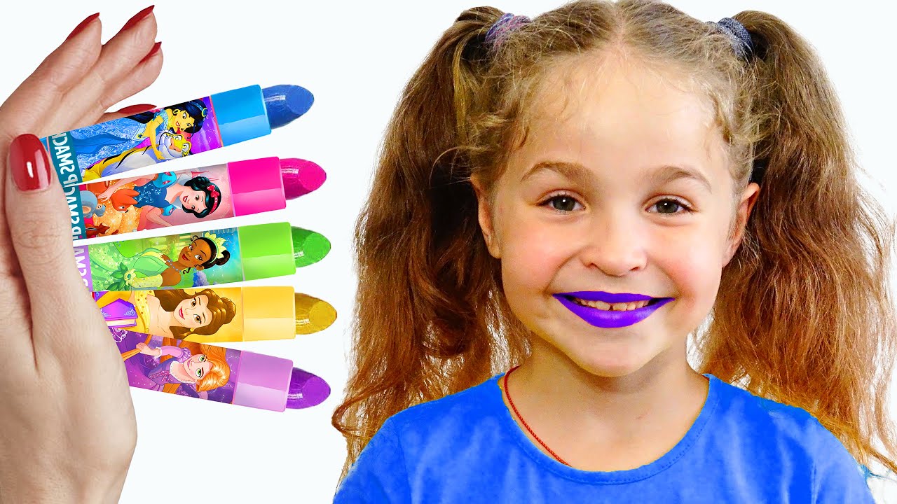 Nadia singing the Song of Colors and Nadia pretends to play to catch ...