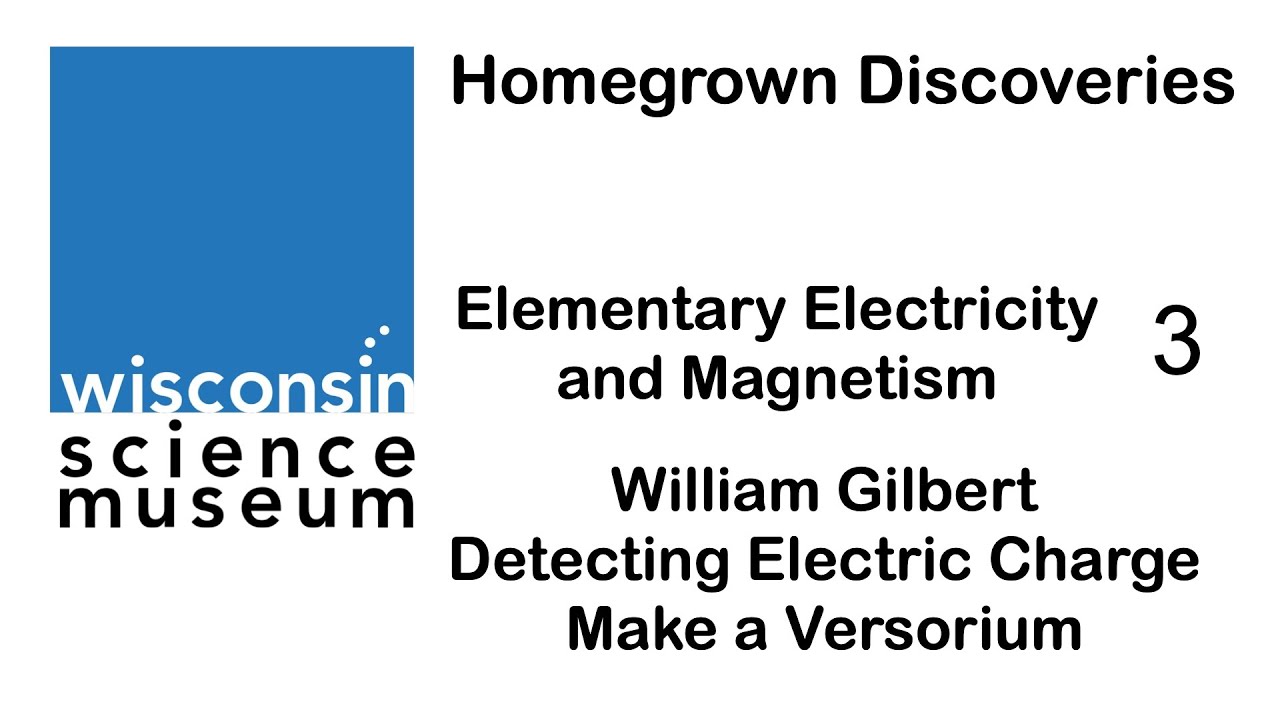 Electricity and Magnetism 3 William Gilbert and the Versorium - YouTube