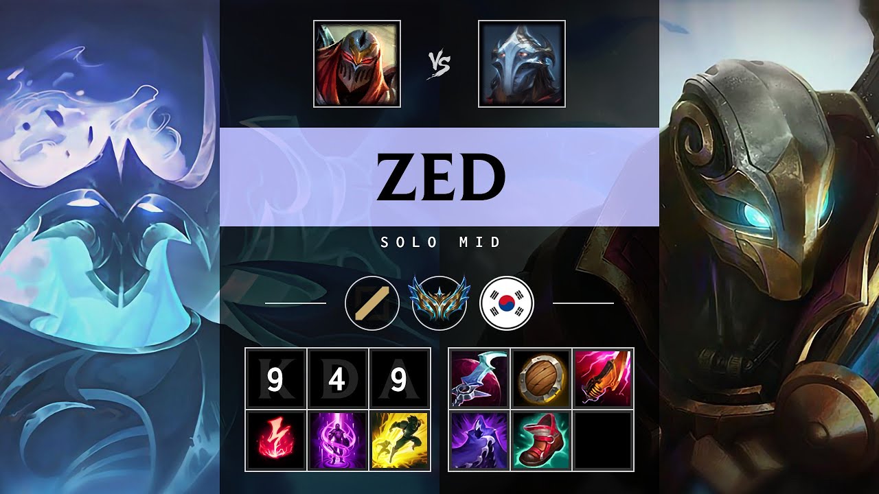 Zed Mid vs Viktor: Unstoppable - KR Challenger Patch 14.24 - YouTube
