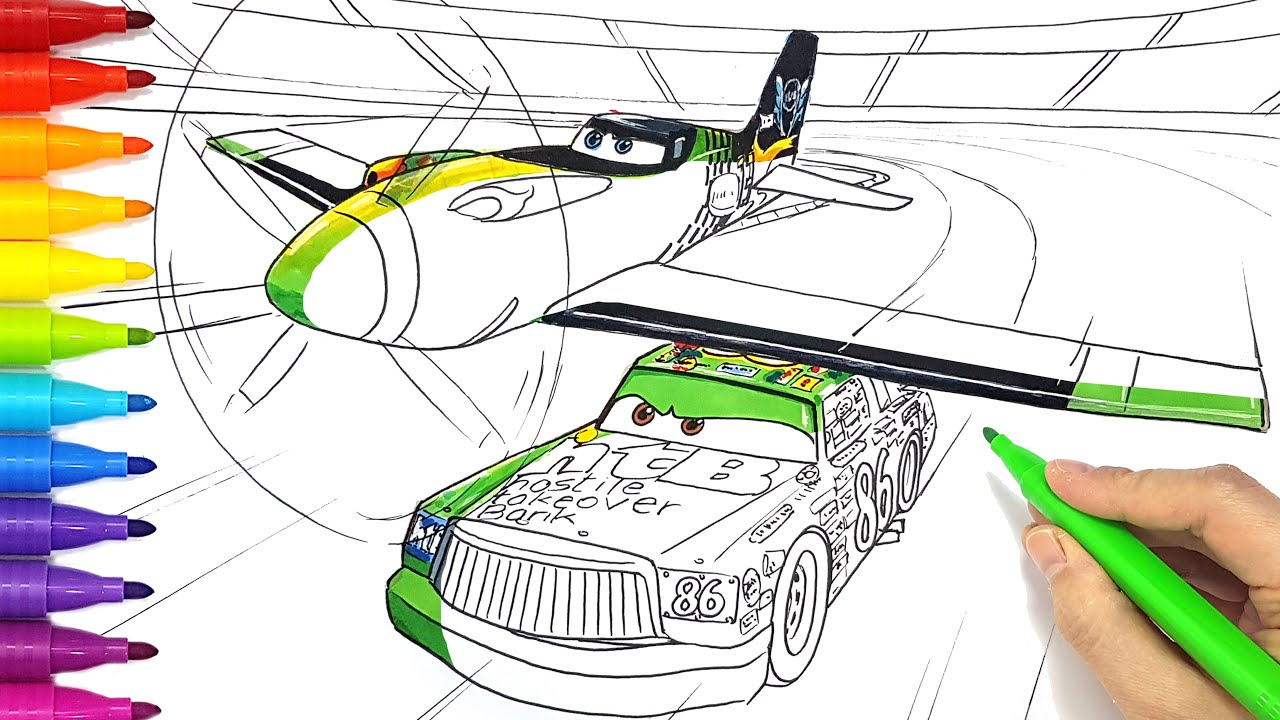 Planes Movie Coloring Pages Ripslinger