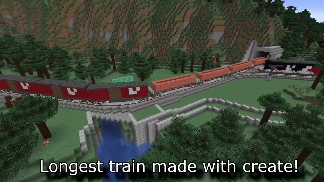 The longest train made with create! - YouTube