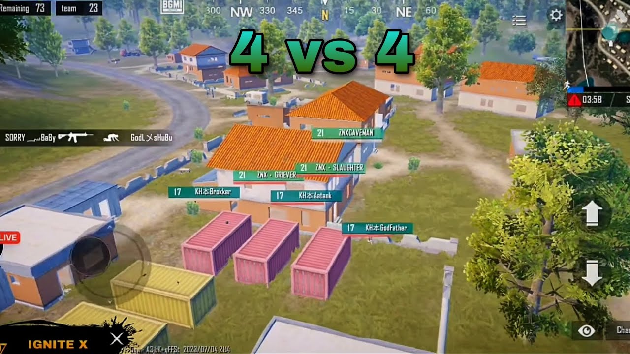 Intense 4 vs 4 Fight • KH VS ZENIX ESPORTS 💥 KH¥Aatank 1vs3 • IGNITE X PRO SCRIMS 🔥 #bgmi - YouTube