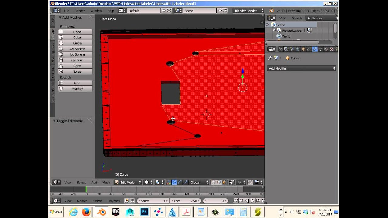 0503 Modeling I Blender (Curve to Geometry) - YouTube