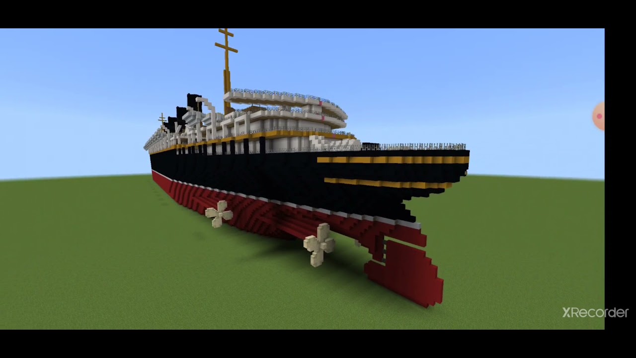 RMS Lusitania minecraft preview - YouTube