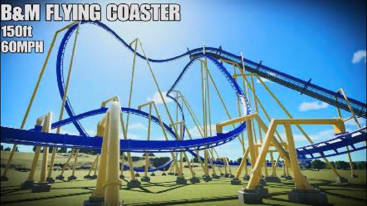 B&M FLYING COASTER | Planet Coaster Console Edition - YouTube