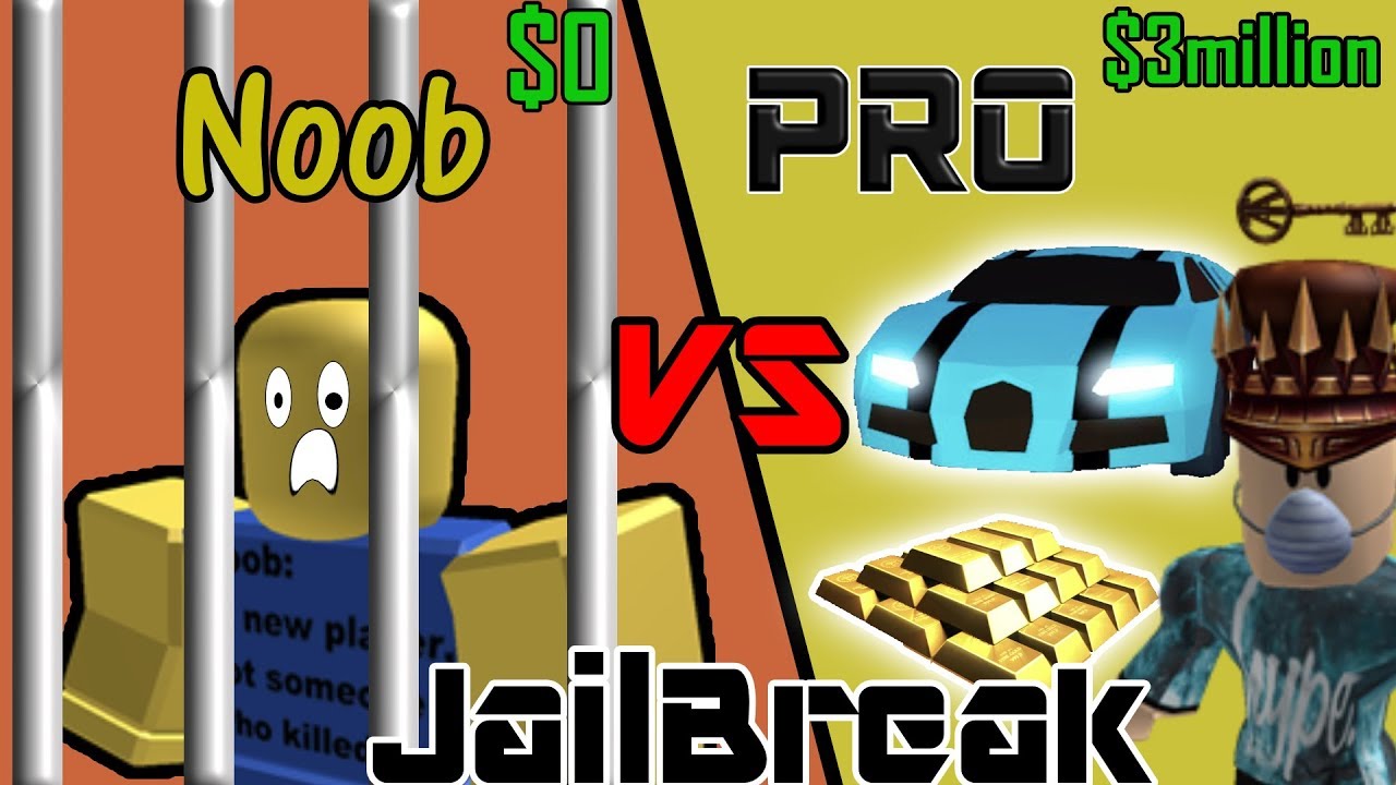 Noob vs Pro JailBreak - YouTube