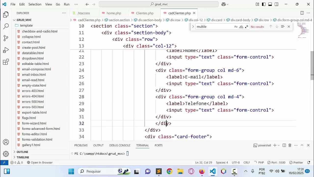 Mini Curso como criar um Grud no padrão MVC com PHP 8.2 e Composer - AULA 19 - YouTube