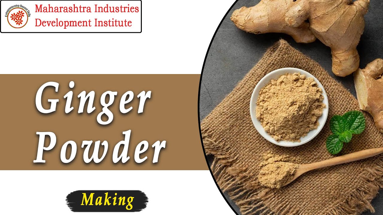 Ginger Powder Making Powder - YouTube