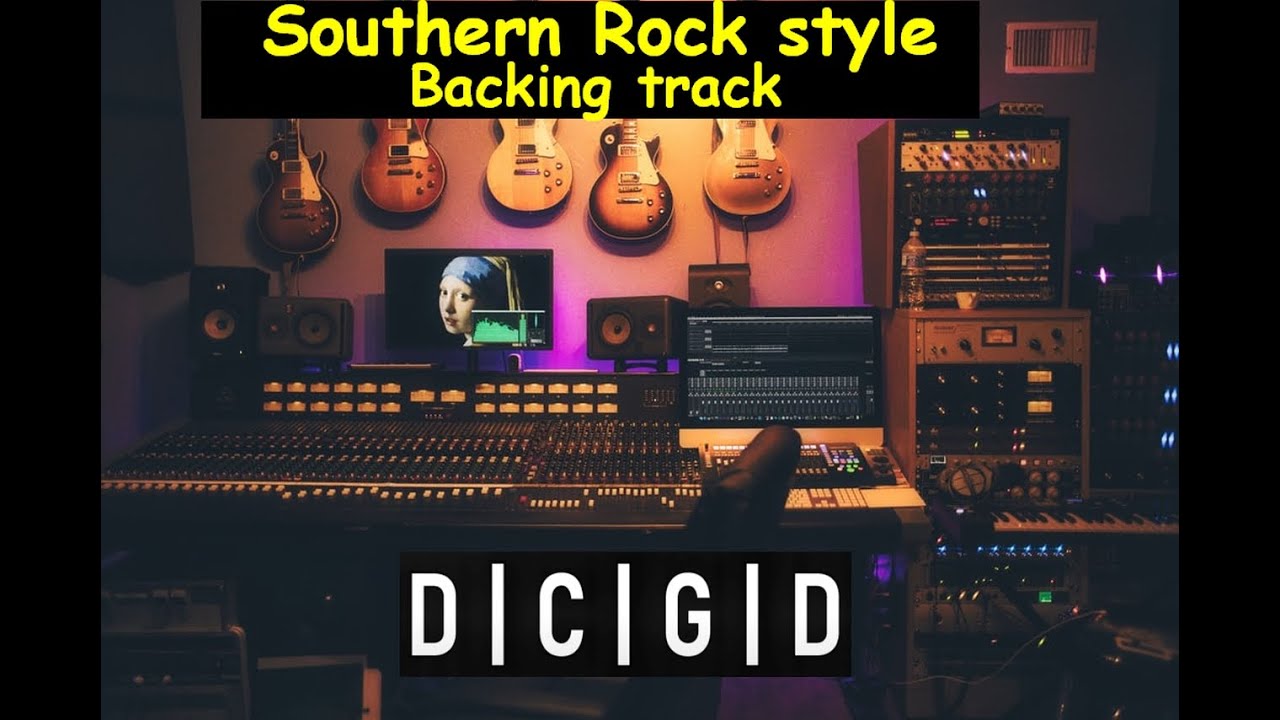 D-C-G-D backing track (southern rock feel) - YouTube