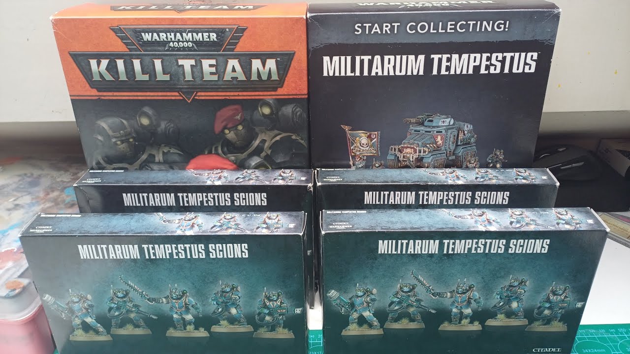 Warhammer Tempestus scions army overview - YouTube
