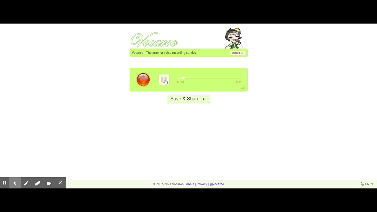 How to Use Vocaroo - an online voice recorder - YouTube