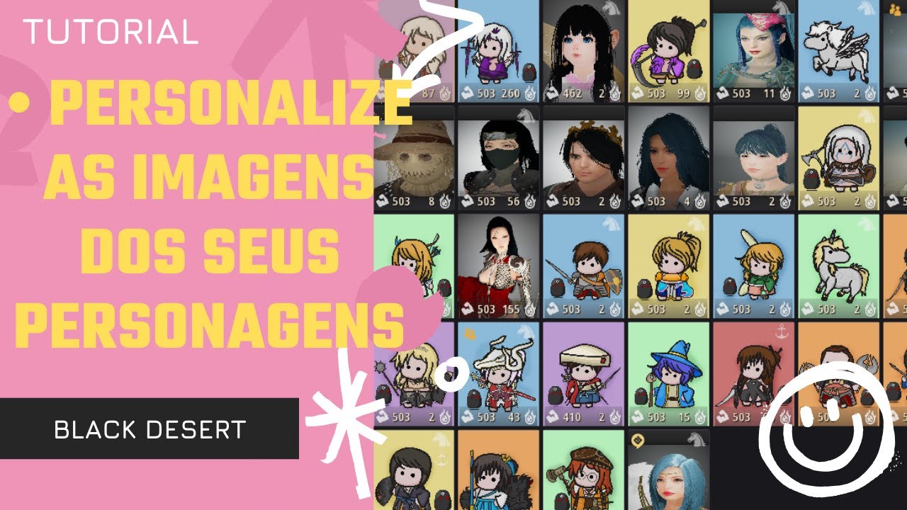 Como alterar o avatar do seu personagem! *Facetexture* Black Desert ...