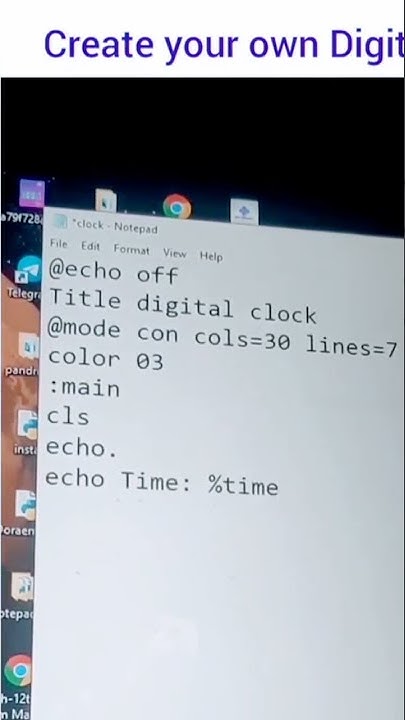 Create Your Own Digital Clock Digitalclock Howtomakedigitalclock Python Shorts