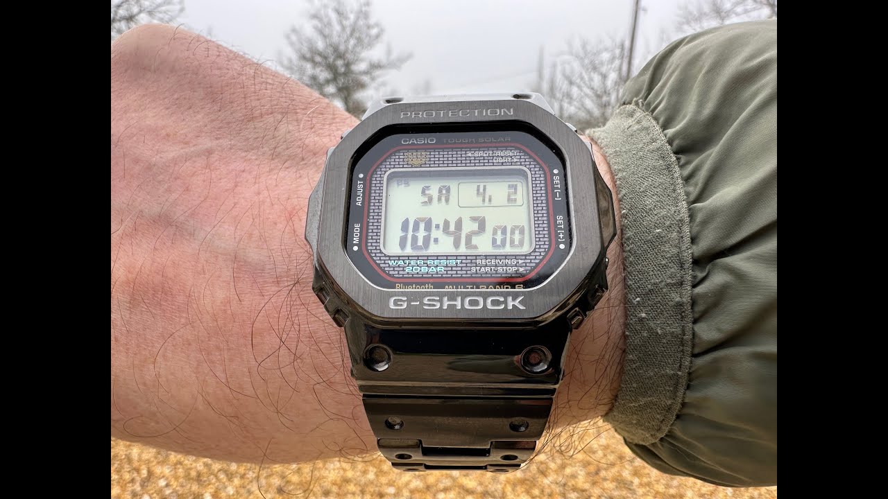 #032 Freezing Fog on GMW-B5000TFC-1 Thin Red Line and Watch Talk - YouTube