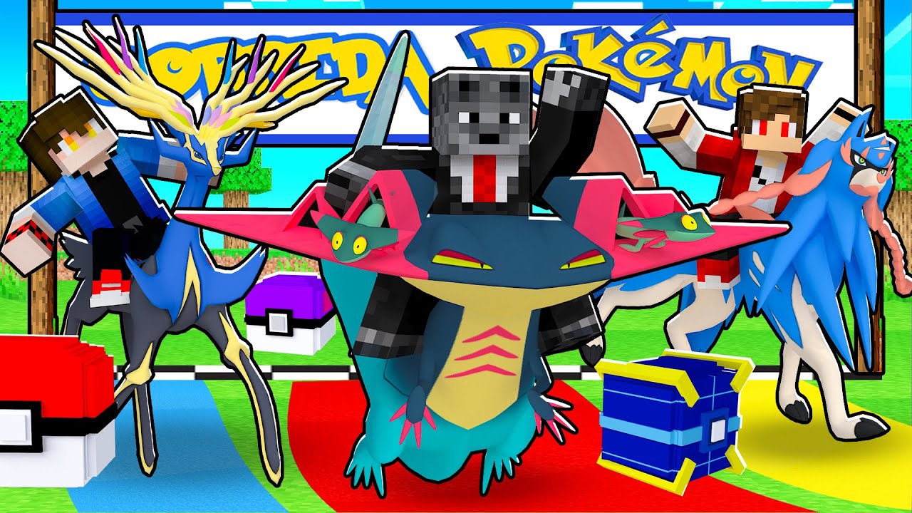 NOVA CORRIDA de POKEMON 2D com LUCKY PIXELMON MASTER BALL no MINECRAFT ...