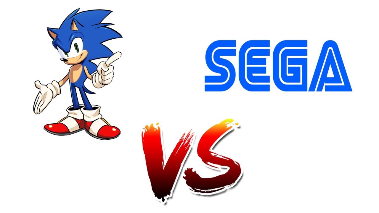 Sonic vs sega - YouTube