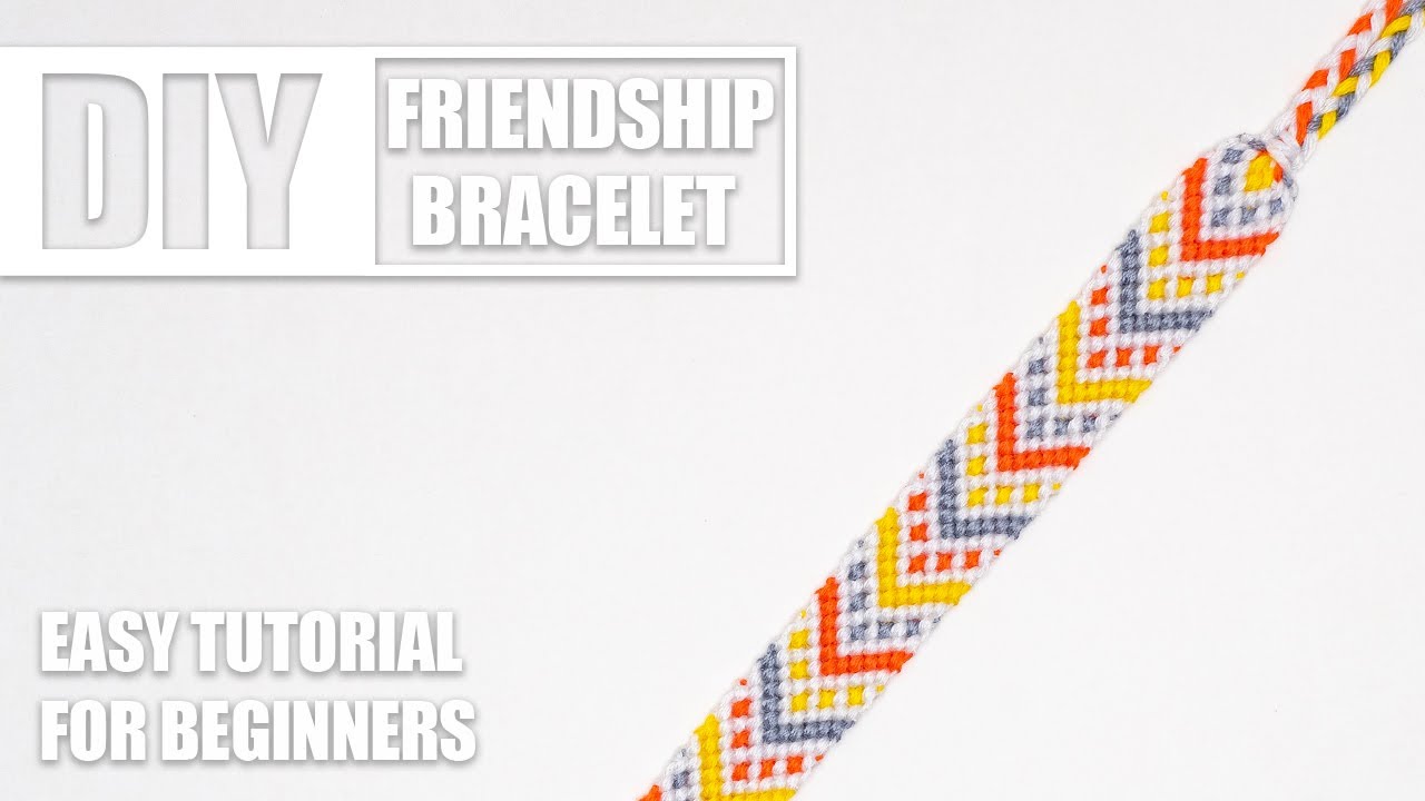 Chevron Dots Arrows Stripes Macrame Friendship Bracelet | Easy Tutorial ...