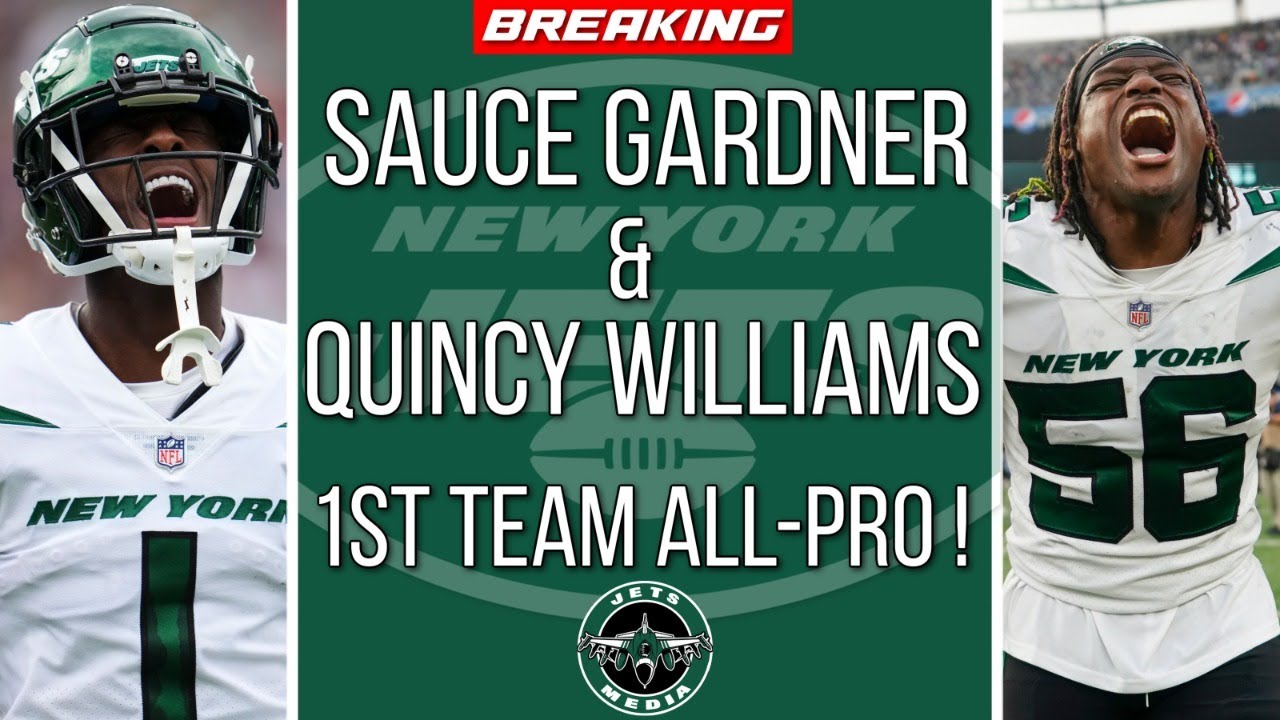 BREAKING: Sauce Gardner & Quincy Williams Named AP 1st Team All-Pro ...