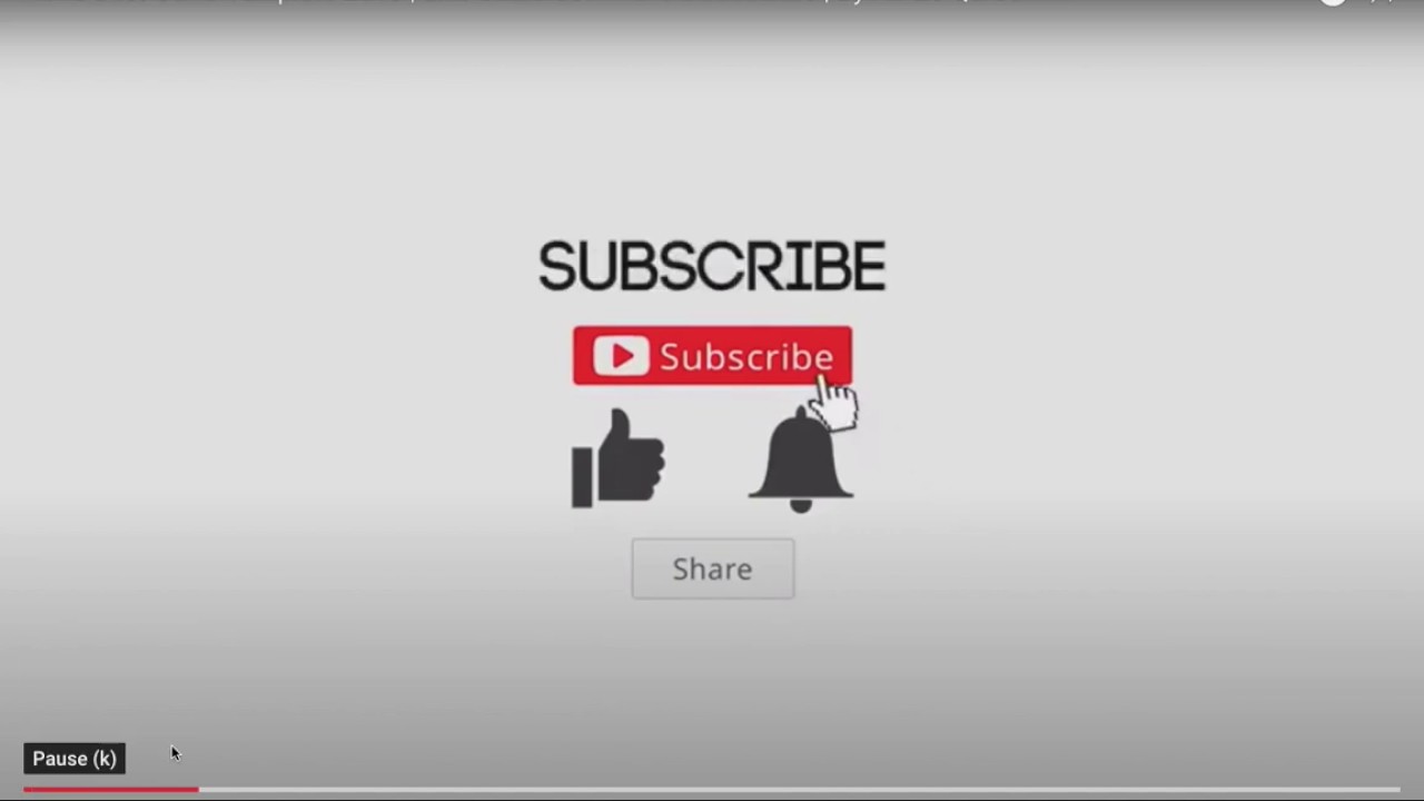 Please subscribe hit the bell and like my videos - YouTube