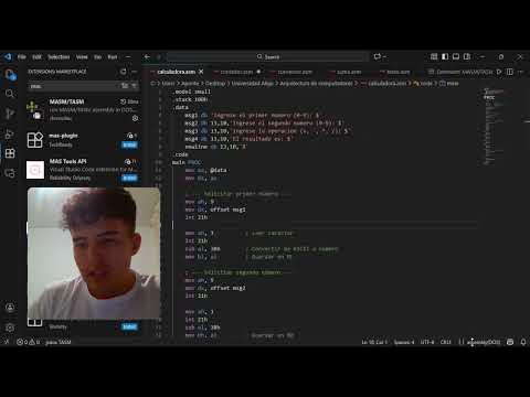 Configuaración extension MASM/TASM VS Code - YouTube