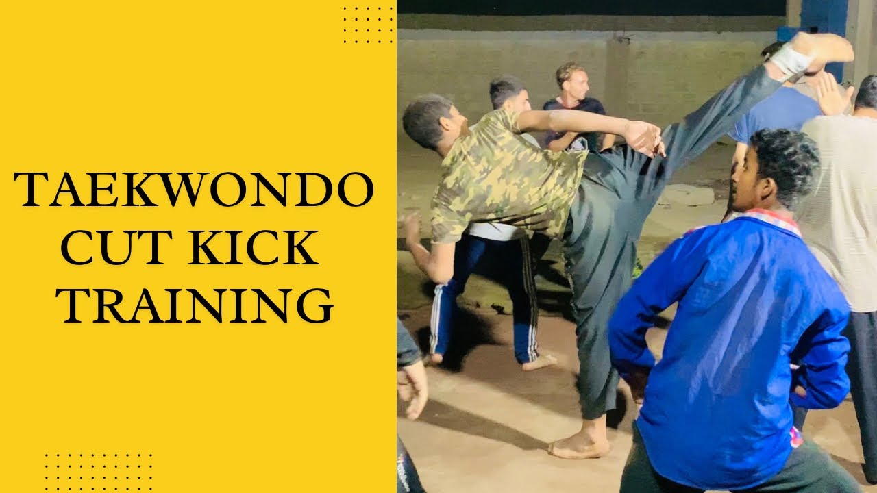 Taekwondo cut kick techniques #taekwondo #cut kick#martialartstraining ...