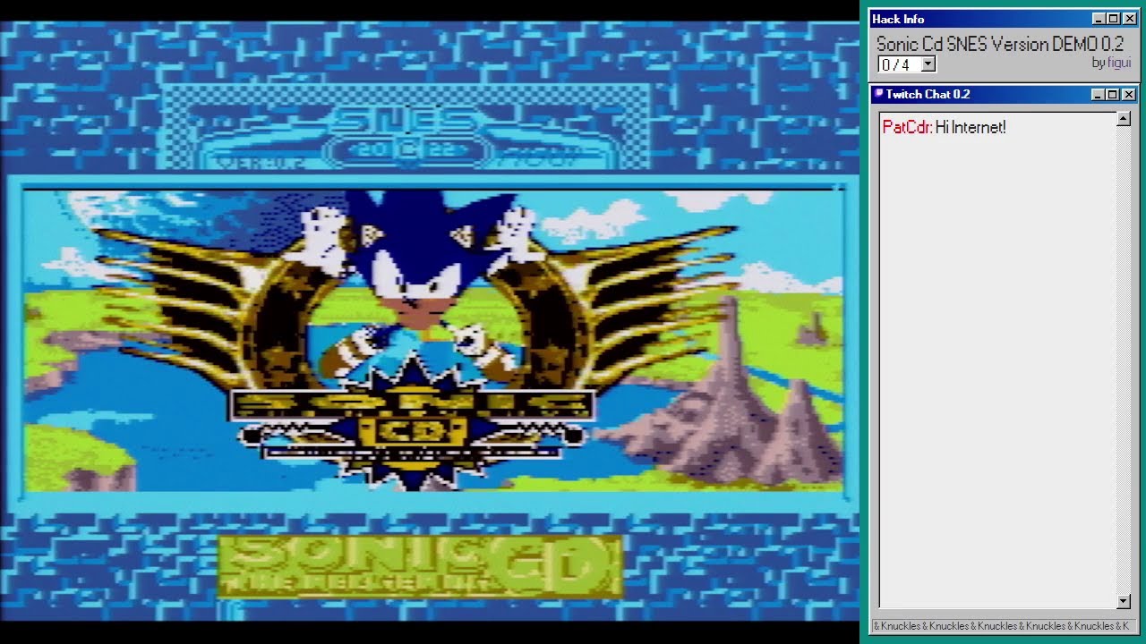 "Sonic Cd SNES Version DEMO 0.2" SMW Hack Moderation - YouTube