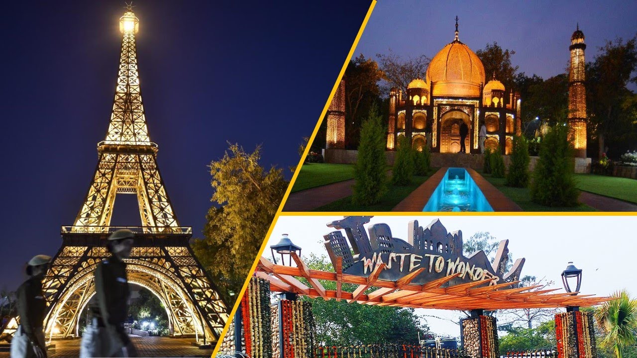 WASTE TO WONDER PARK-DELHI, 7 Wonders of World | Historical Monuments ...
