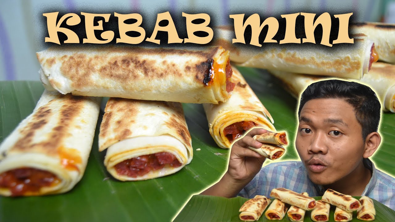 KECIL-KECIL MENGENYANGKAN!!! MUKBANG KEBAB MINI FULL DAGING - YouTube