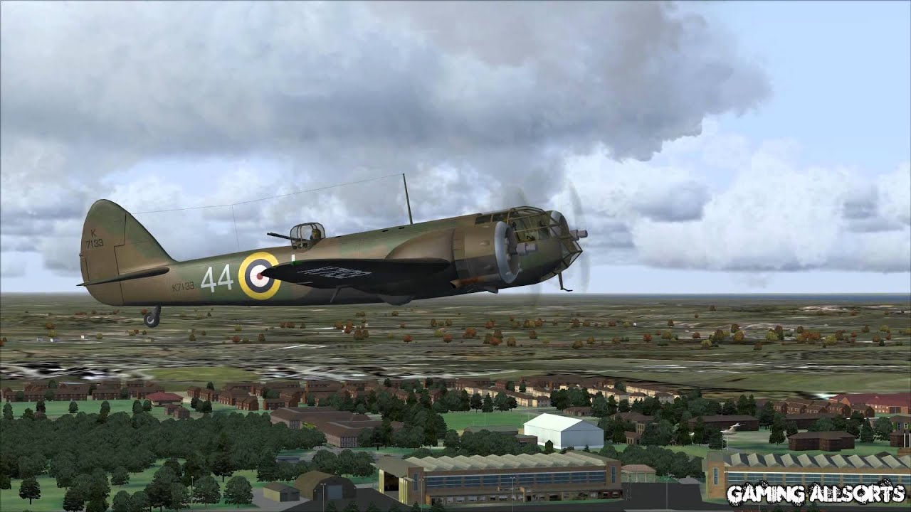 FS2004 Alphasim Bristol Blenheim Mk1 HD 1080p - YouTube