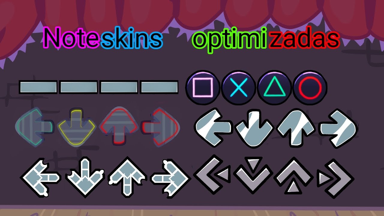 FNF Noteskins optimizadas gama baja(Android/PC) - YouTube