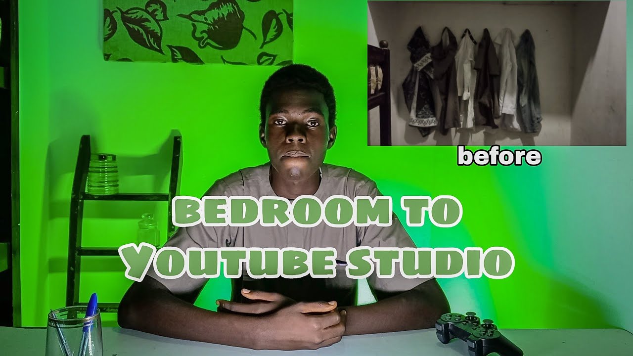 My budget mini Youtube studio setup | room to Youtube studio ...