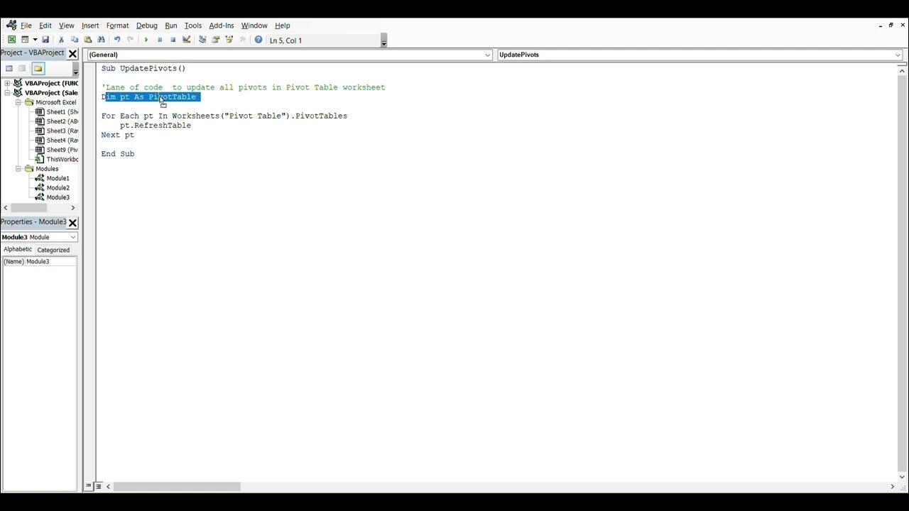 Supply Chain Analysis 33 VBA Automatization 8 - YouTube