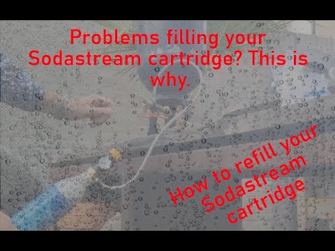 How to Refill a sodastream cilinder for dummies - YouTube