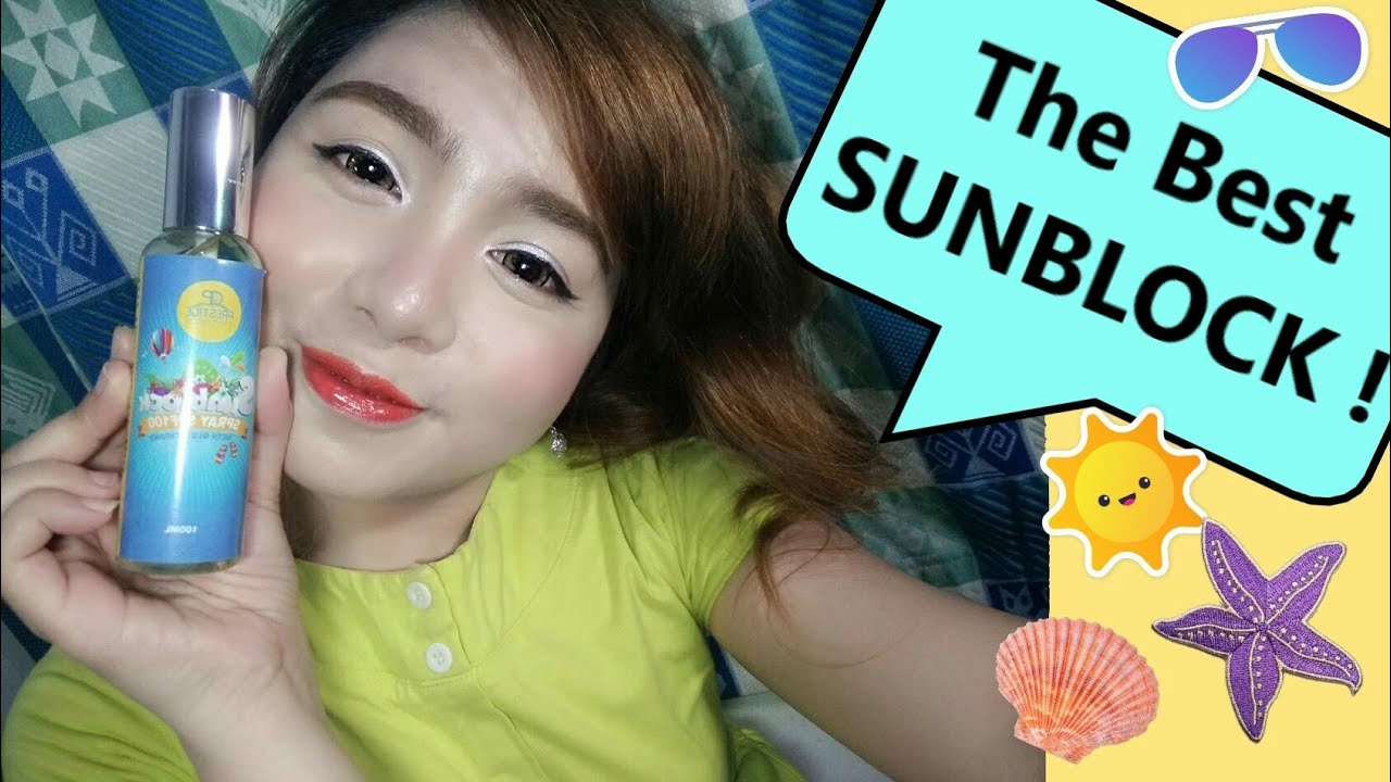 The Best Sunblock w/ Glutathione SPF 100 | ft Prestige - YouTube