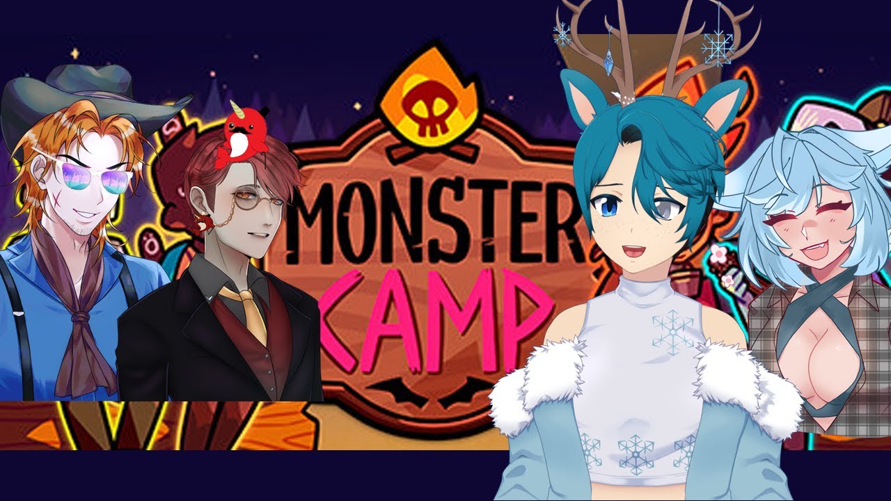 [VTUBER TWITCH VOD] Monster Camp: Get in dorks, we goin campin - YouTube