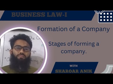 Formation of a Company| Stages of Forming a Company| Business Law-I ...
