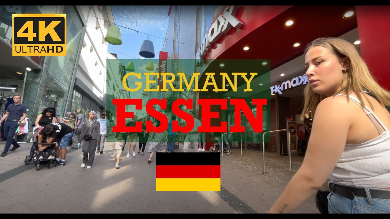 Essen Germany 🇩🇪 | 4K Walking tour in the city center - YouTube