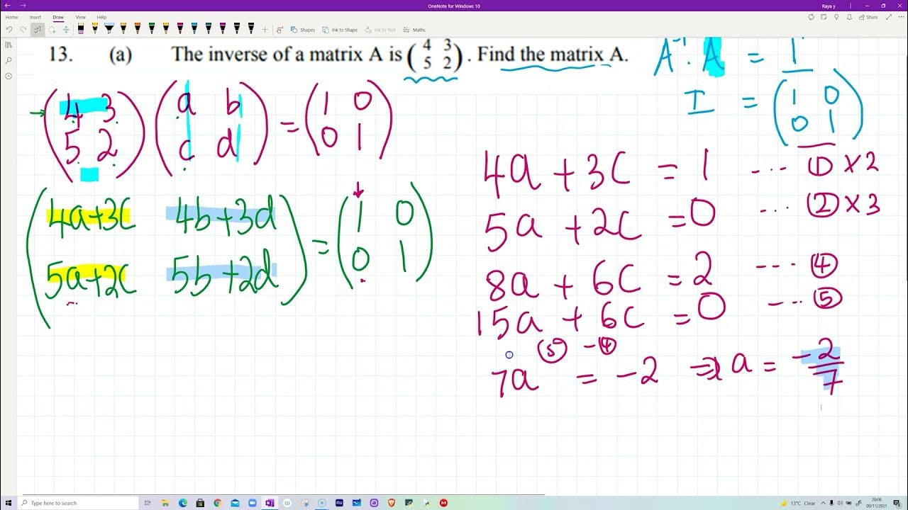 Form 4 NECTA mathematics paper 2020 Q 13a -How to find the original ...