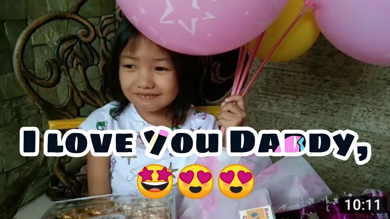 I love you po Daddy! Surprise gift ever from her Father - YouTube