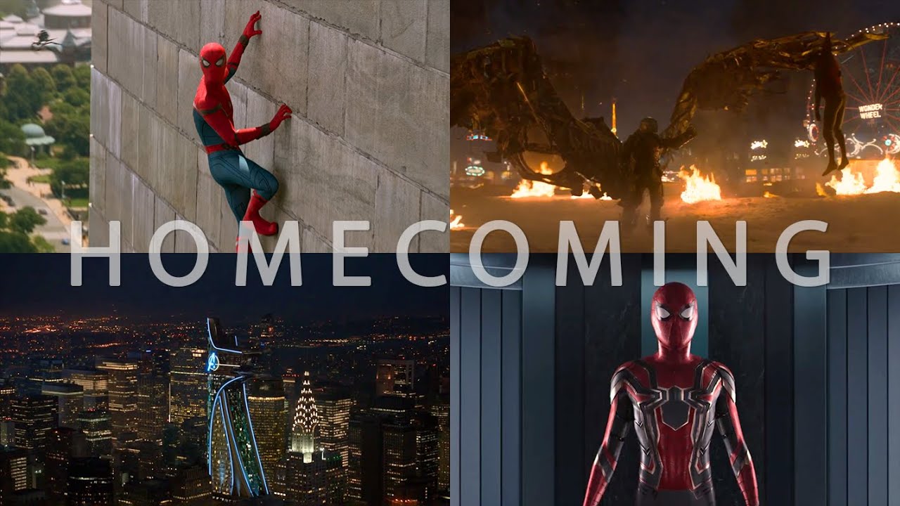 Amazing Shots of SPIDER-MAN: HOMECOMING - YouTube