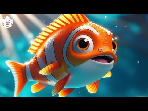 Five Little Fishies 🐠 Counting & Numbers Songs for Toddlers | Happy ...
