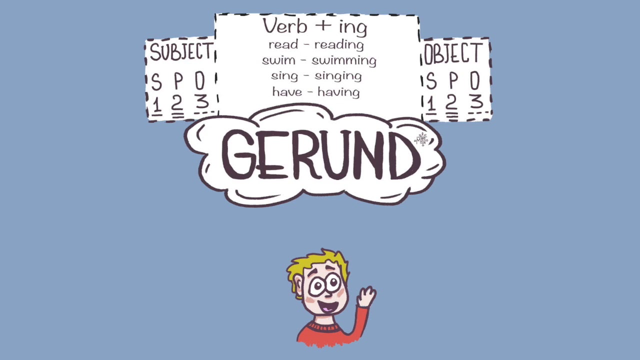 GERUND - Grammar Scribbles with Big Bang! - YouTube