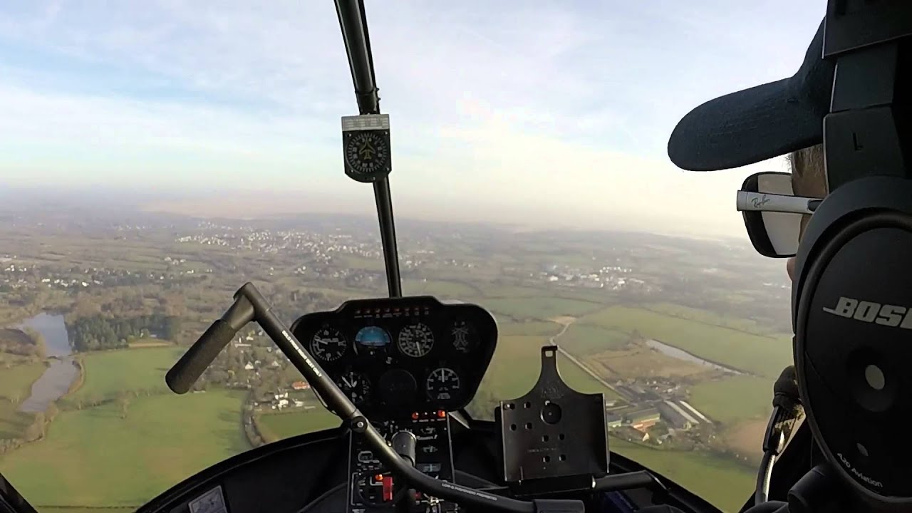 R 44 Premier vol solo - YouTube