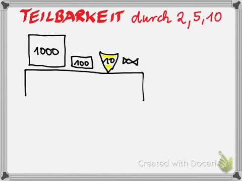 Teilbarkeit 9 Endstellenregeln 2,5,10 - YouTube