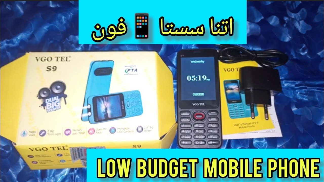 Latest Low budjet Mobile Phone|| VGO TEL S9 - YouTube