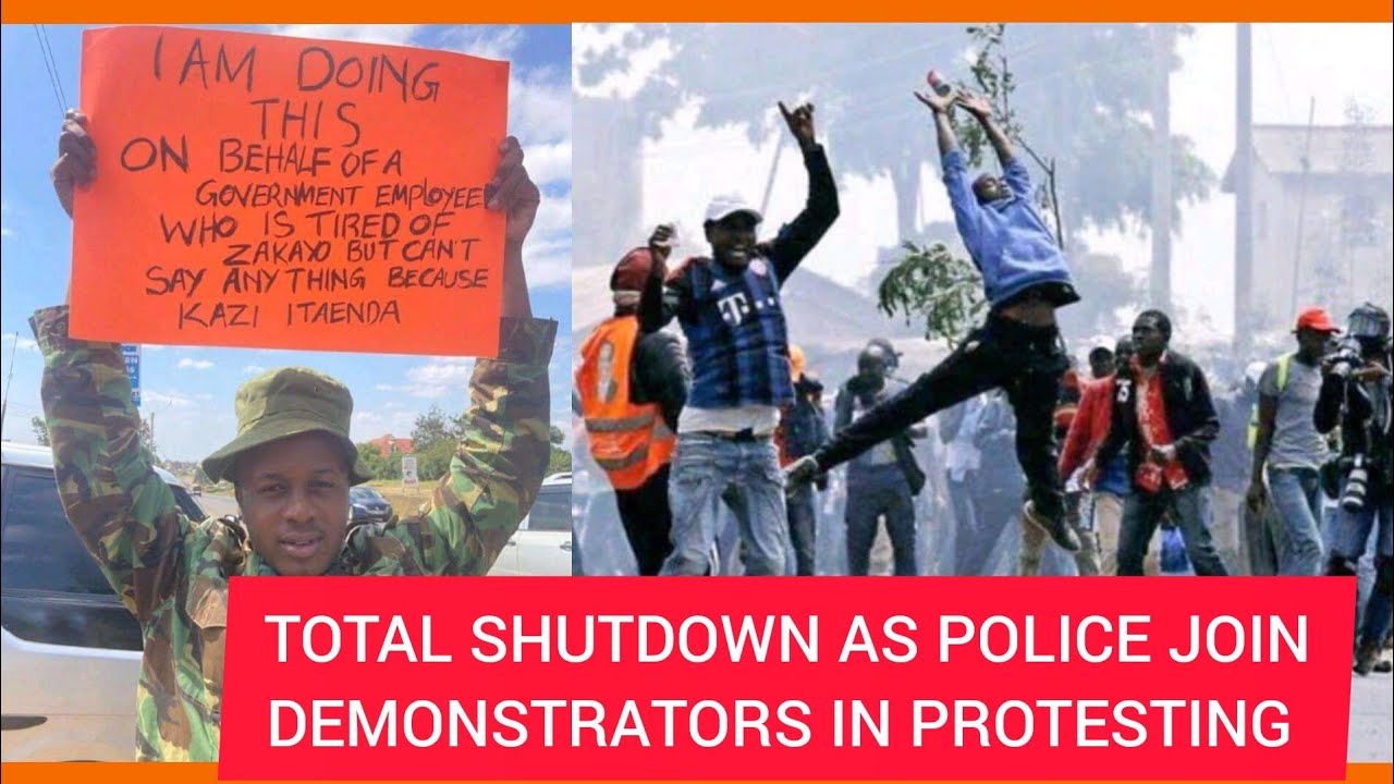 MAANDAMANO Tuesday || TENSION high at NAIROBI as POLICE join YOUTH in ...